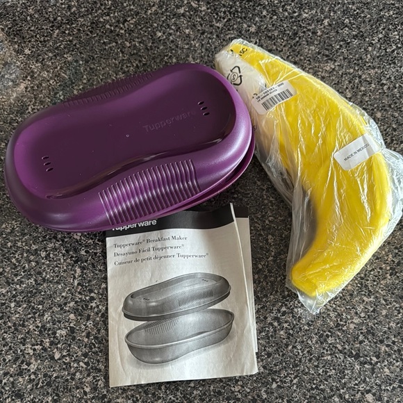 Tupperware | Kitchen | Tupperware Purple Breakfast Maker With Egg ...